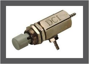 Push Button Cartridge Valve, Momentary, 2-Way Normally Closed, Gray